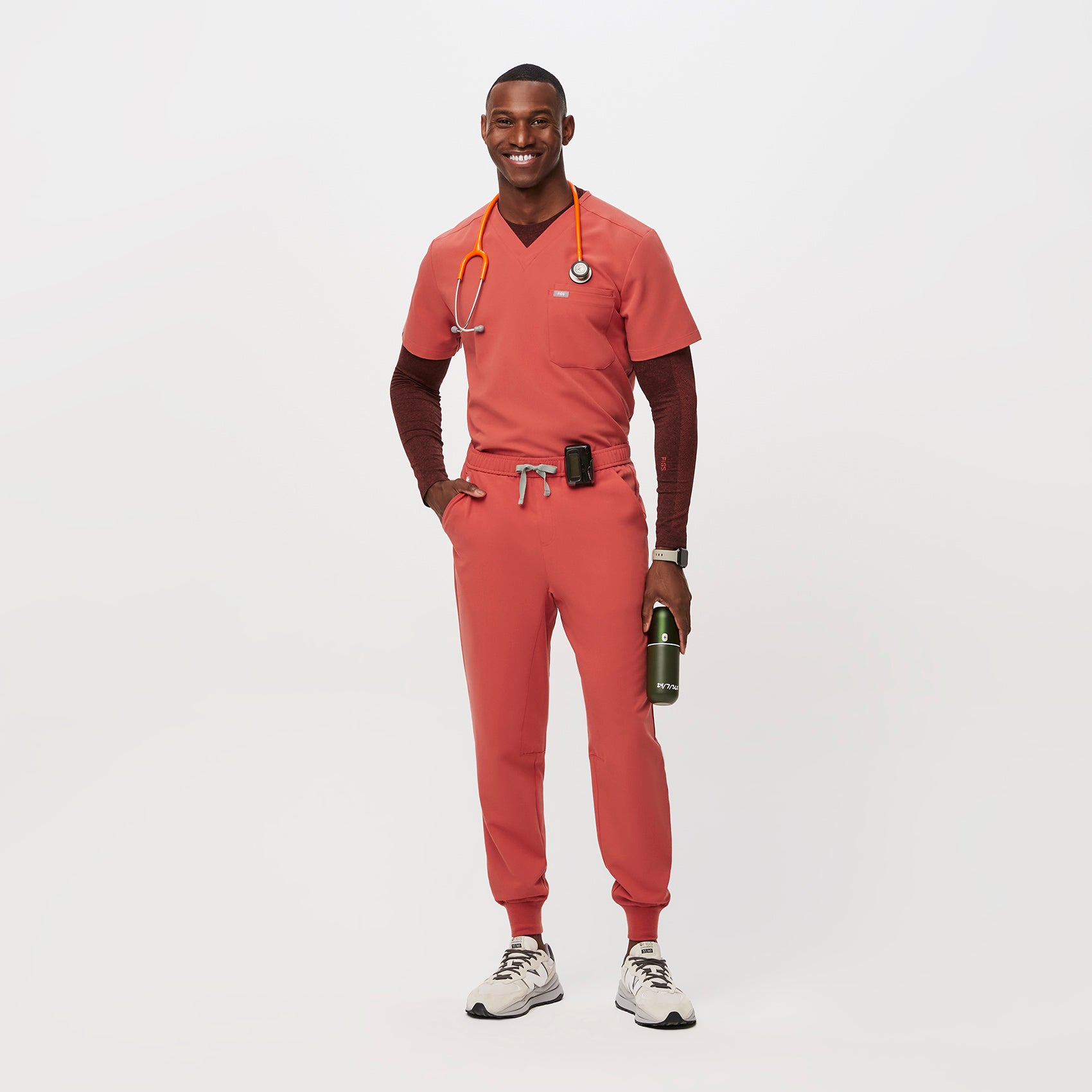 Men's Tansen Jogger Scrub Pants - Clay · FIGS