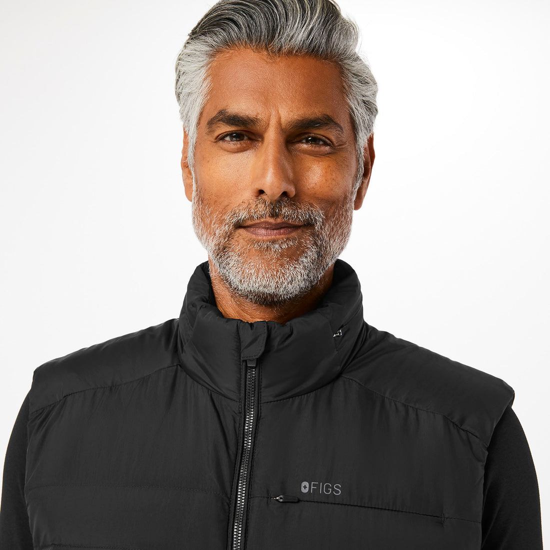 Men’s On-Shift Packable Puffer Vest™ - Negro · FIGS