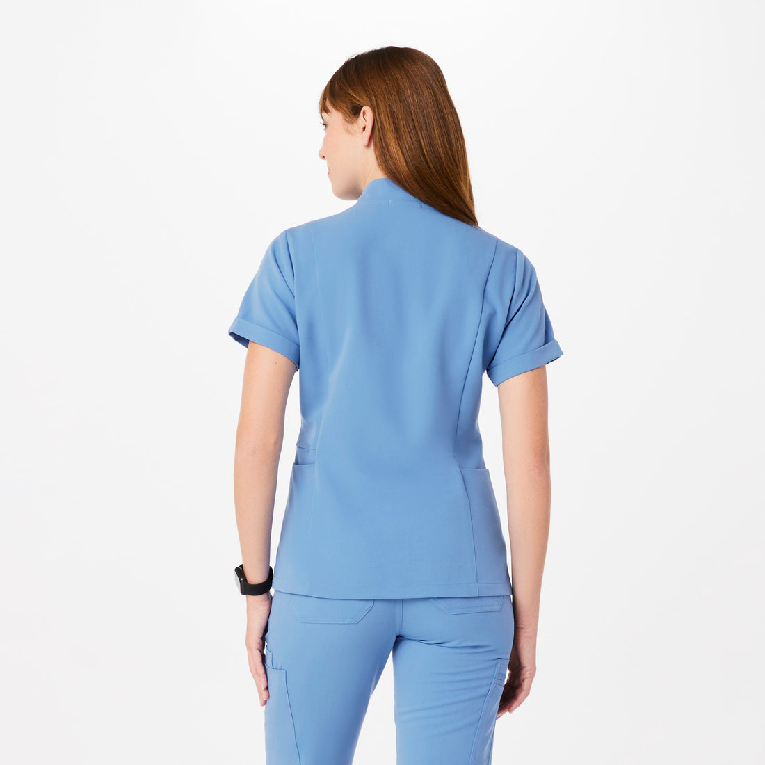 Women’s Inala Scrub Top - Ceil Blue · FIGS