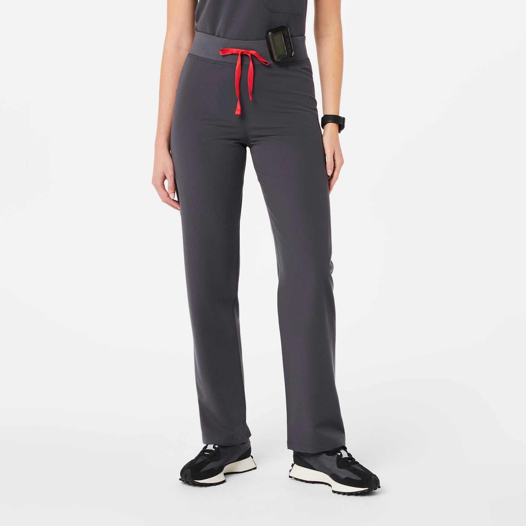 Women’s High Waisted Livingston Scrub Pants™ - Charcoal · FIGS
