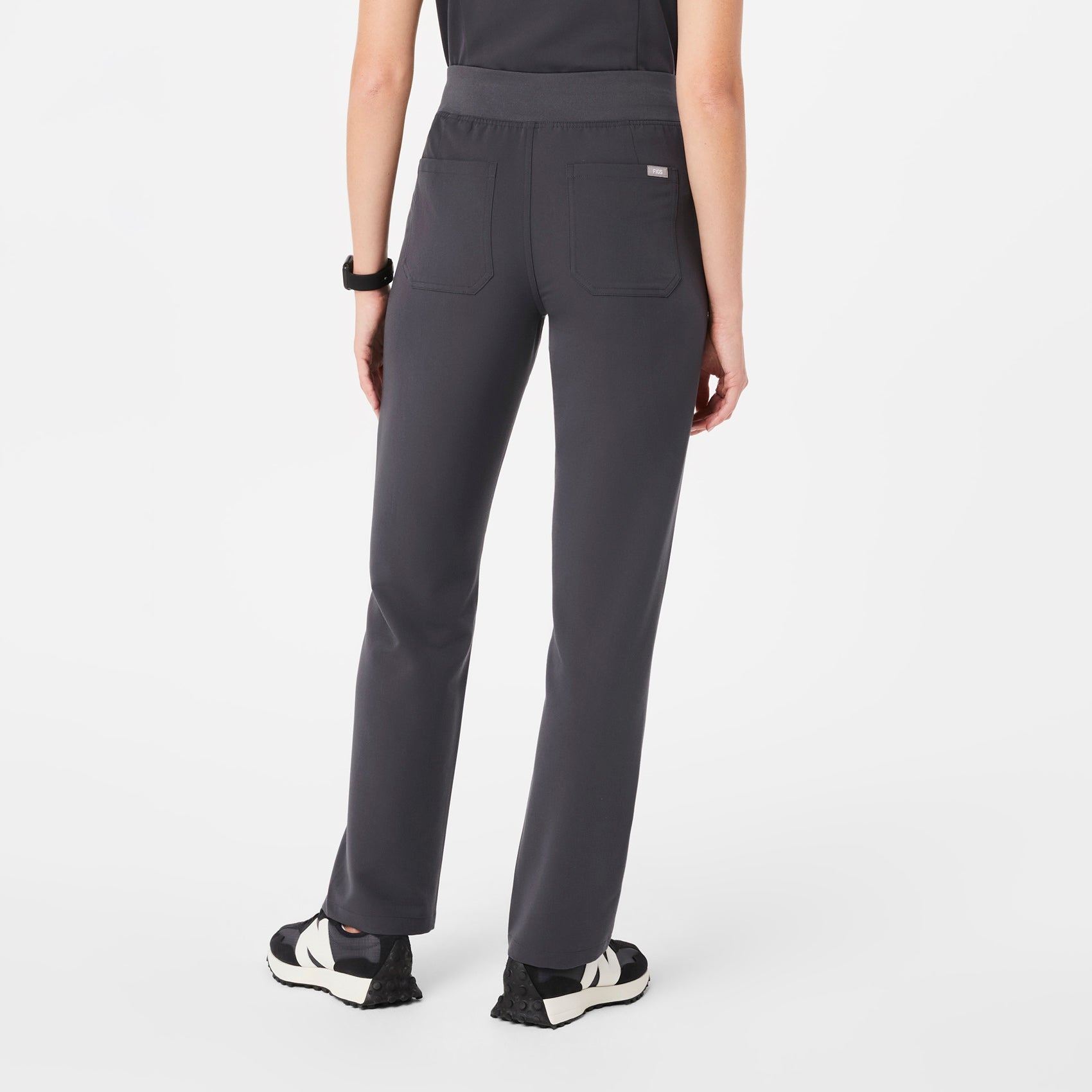 Women’s High Waisted Livingston Scrub Pants™ - Charcoal · FIGS