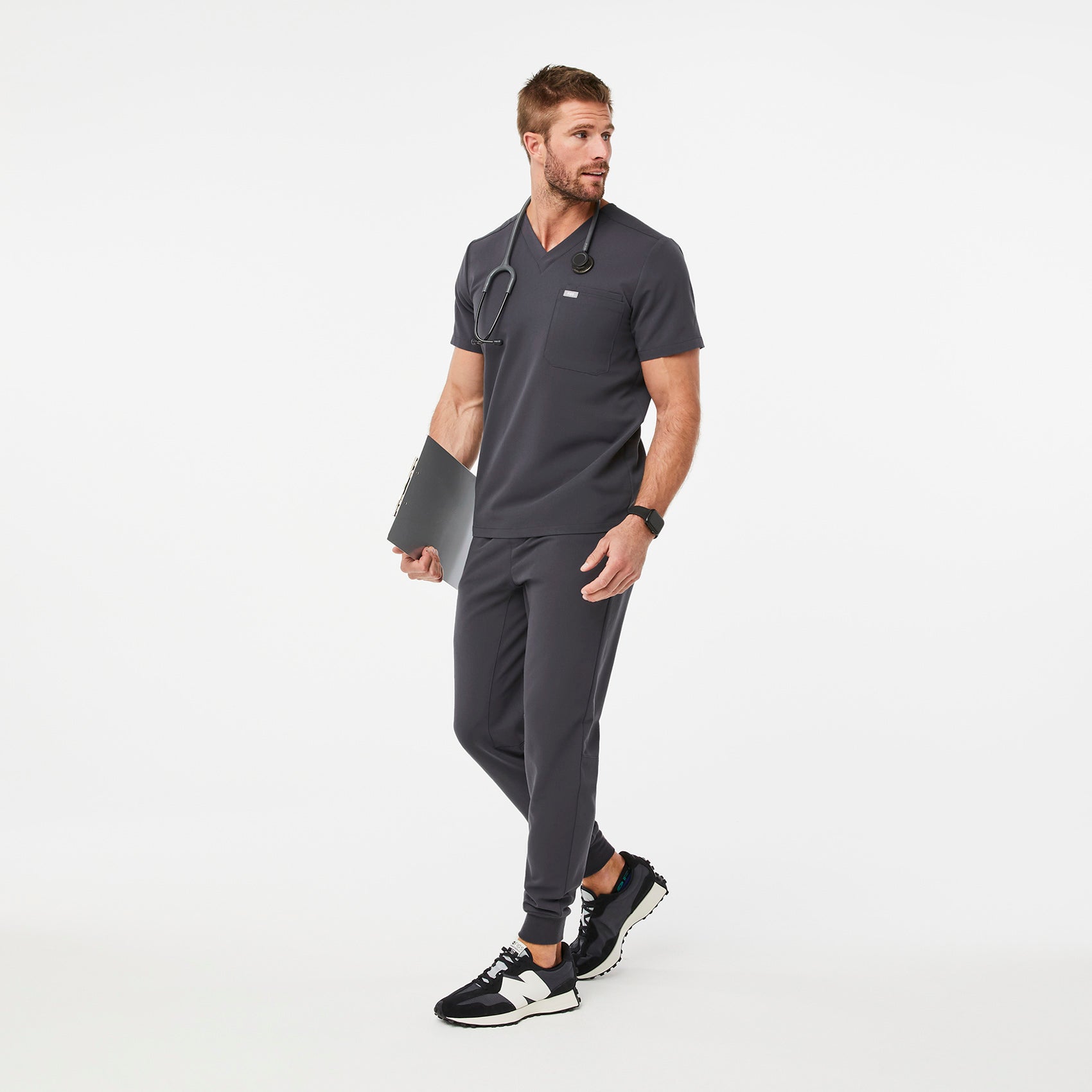 Men's Charcoal Scrubs · FIGS