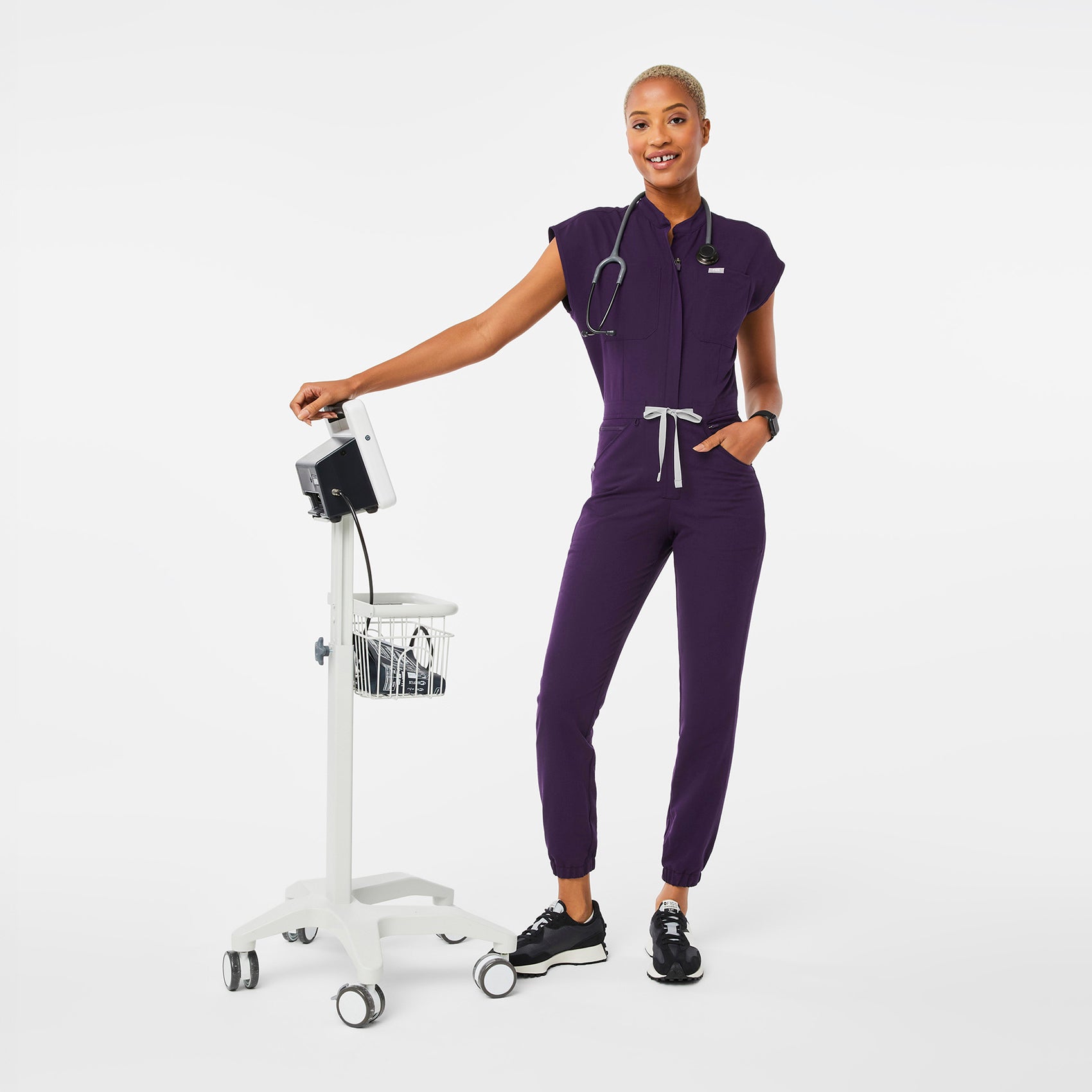 Women's Purple Jam Scrubs - Premium Medical Uniforms & Apparel · FIGS