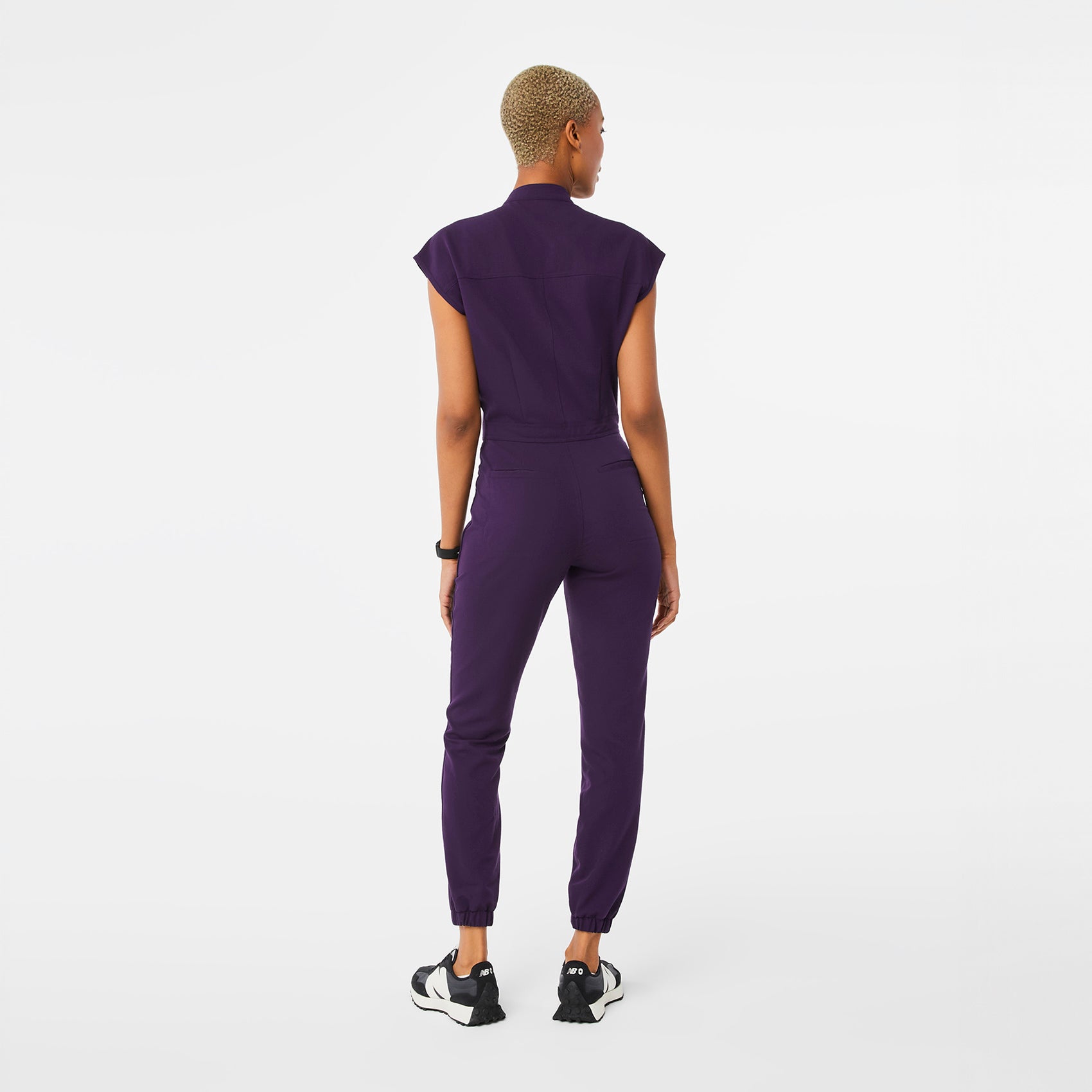 Women’s Rafaela Cargo ScrubJumpsuit™ - Purple Jam · FIGS