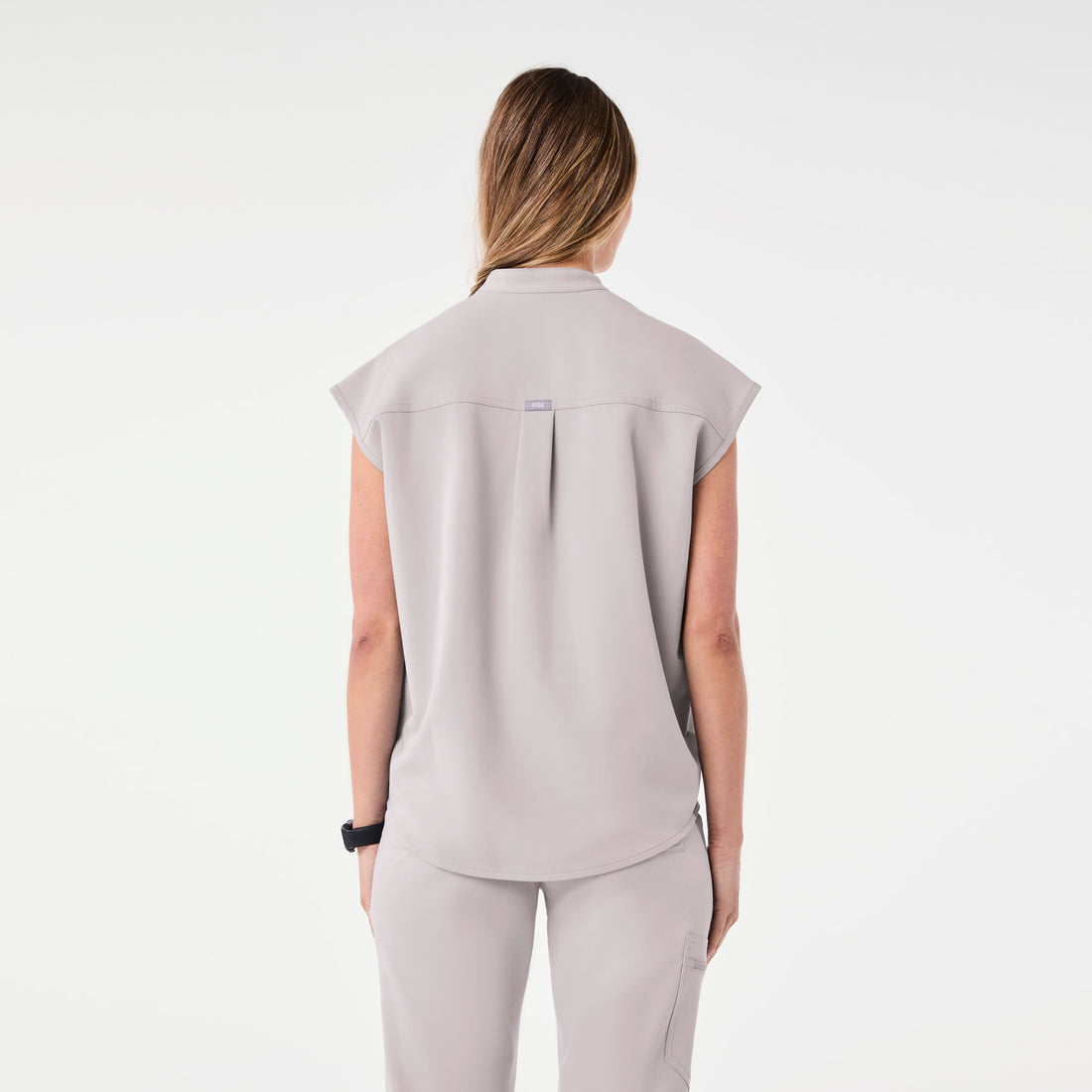 Women's Rafaela Oversized Scrub Top™ - Slate · FIGS