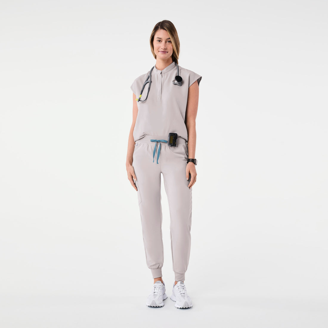 Women's Rafaela Oversized Scrub Top™ - Slate · FIGS