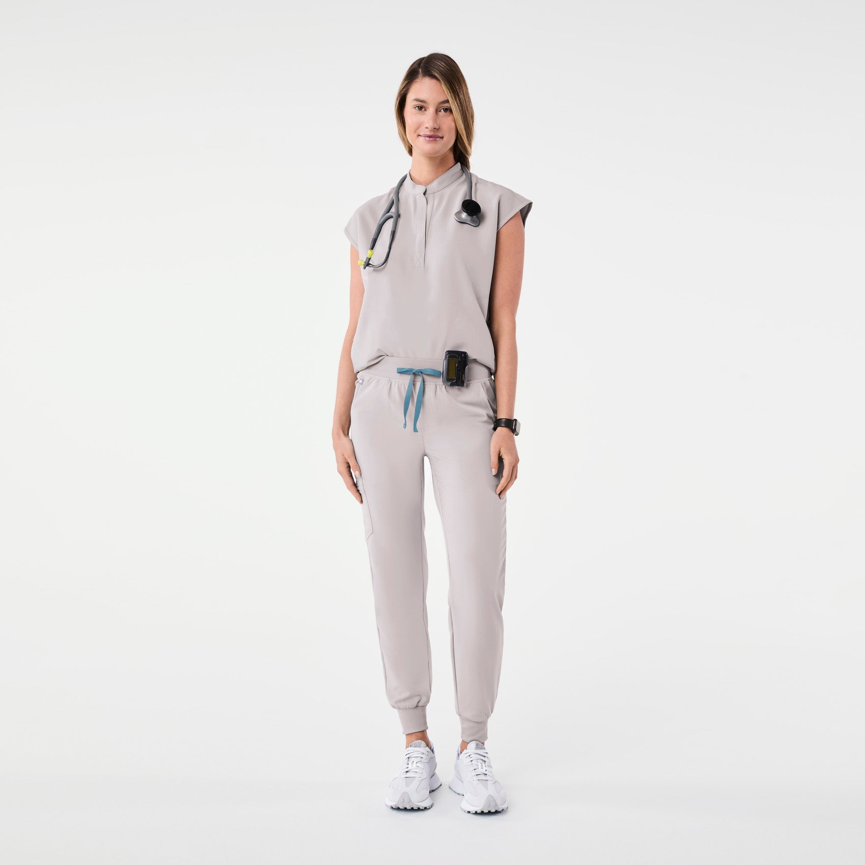 Women's Rafaela Oversized Scrub Top™ - Slate · FIGS