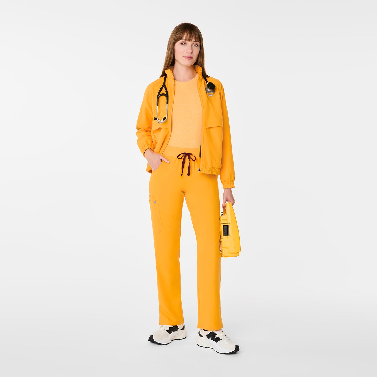 Women's Kade Cargo Scrub Pants™ - Emergency Yellow · FIGS