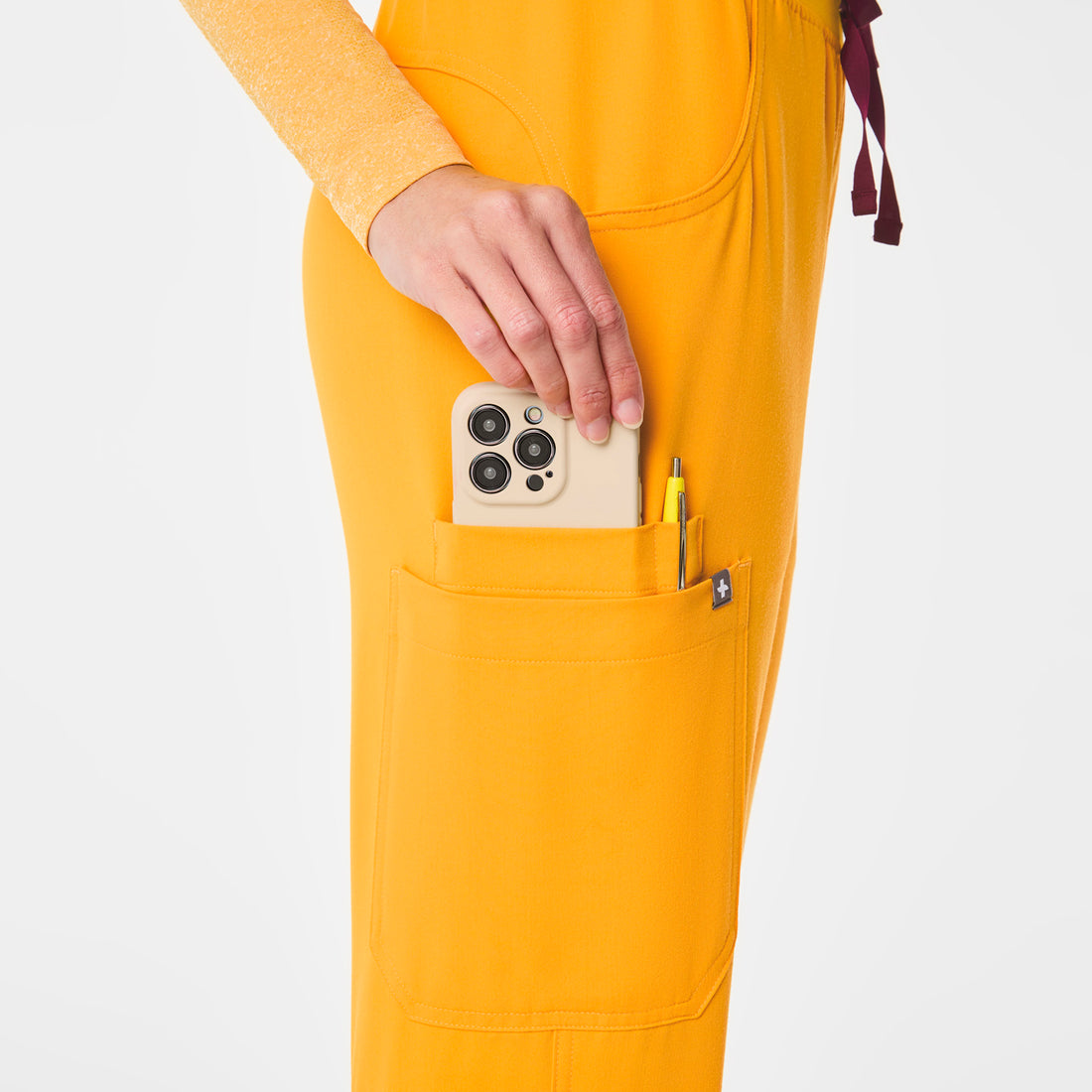 Women's Kade Cargo Scrub Pants™ - Emergency Yellow · FIGS