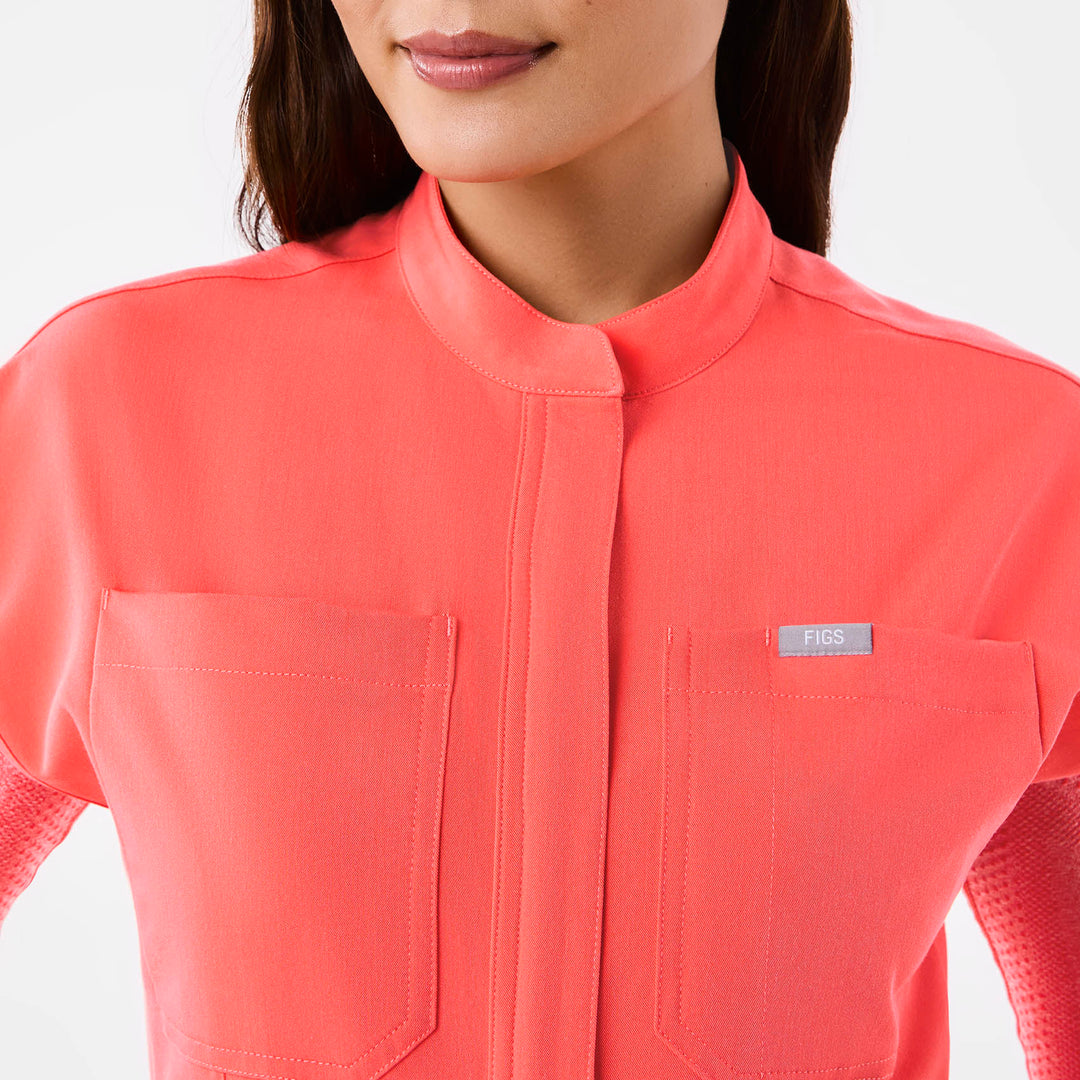 Women’s Rafaela Cargo ScrubJumpsuit™ - Fireside · FIGS