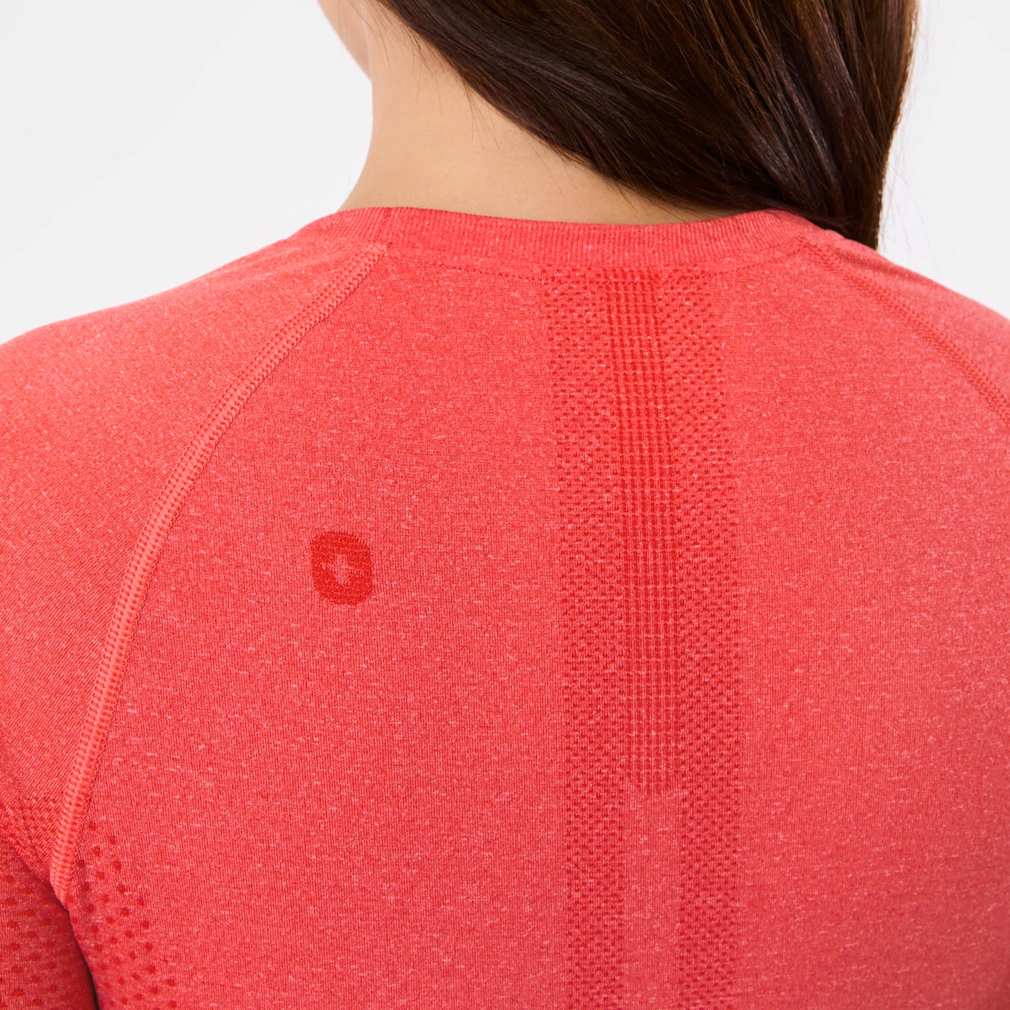 Women's Salta Seamless Longsleeve Underscrub - Ombre Fireside · FIGS