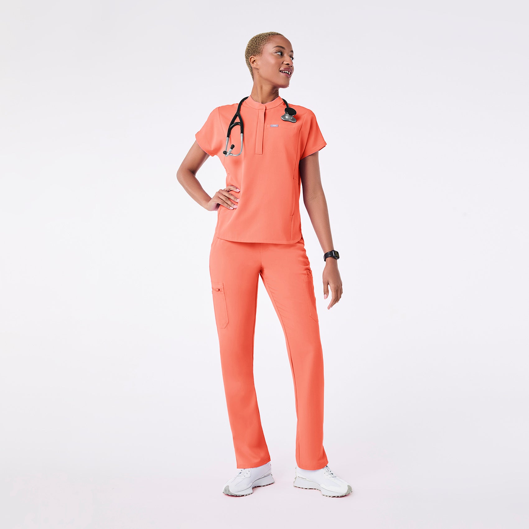 Women's Montex Classic Scrub Top - Sunset Drift · FIGS