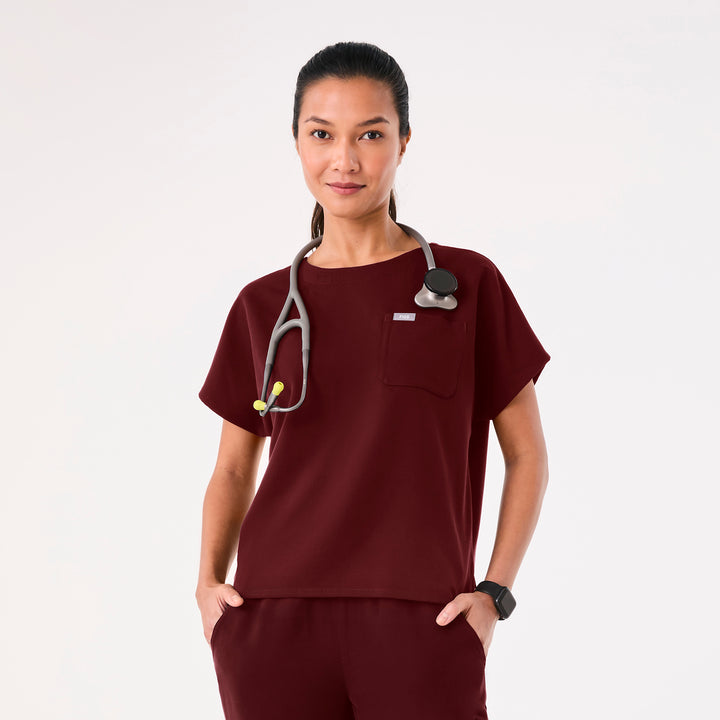 Women's Burgundy Scrubs | FIGS