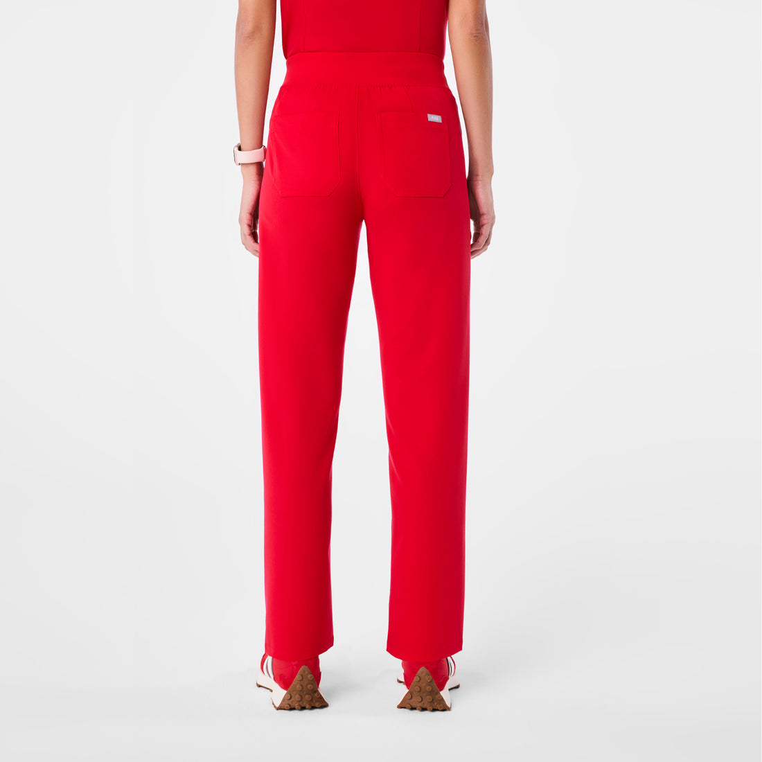 Women’s High Waisted Livingston Scrub Pants™ - Pop Red · FIGS