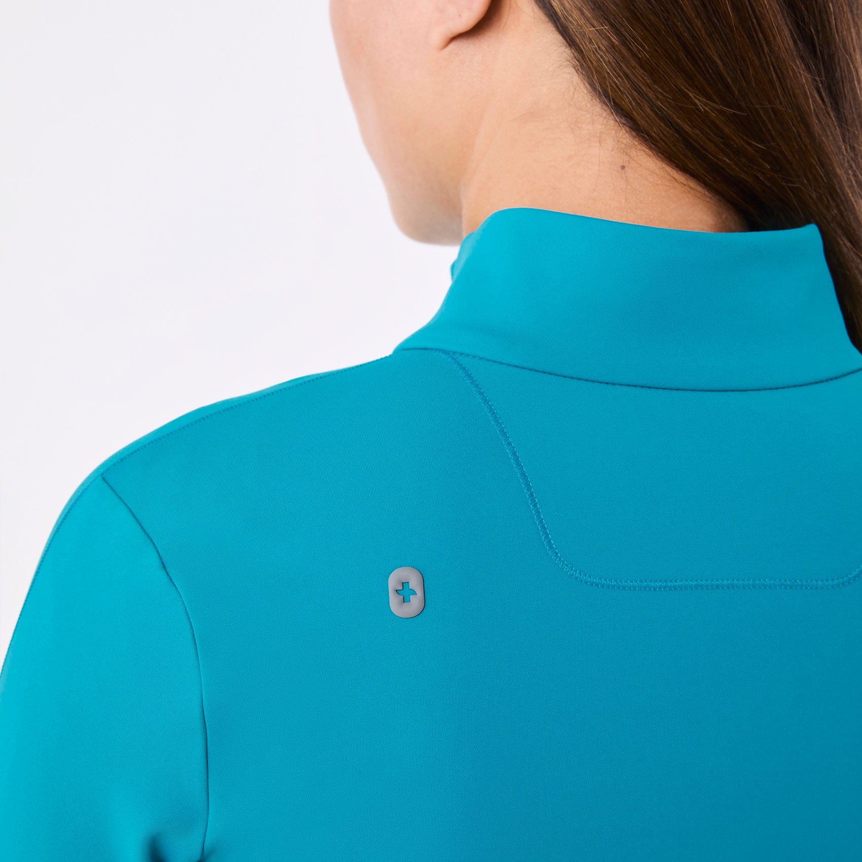 Women's ContourKnit Scrub Jacket™ - Teal · FIGS