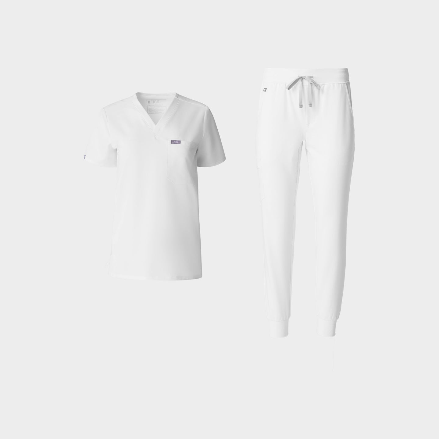 Women's Optic White Scrubs | FIGS
