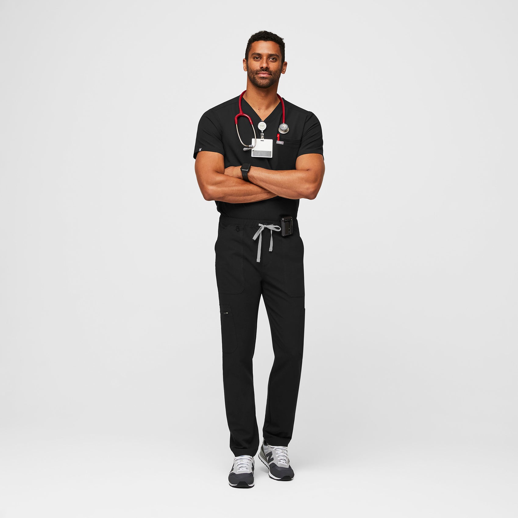 Men's Black Scrubs - Premium Medical Uniforms & Apparel · FIGS