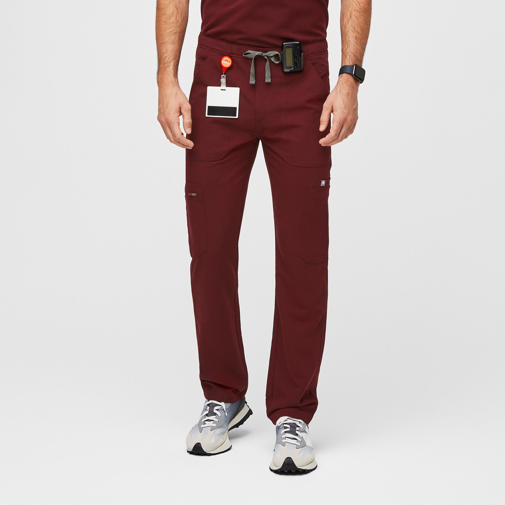 Men's Burgundy Scrubs | FIGS
