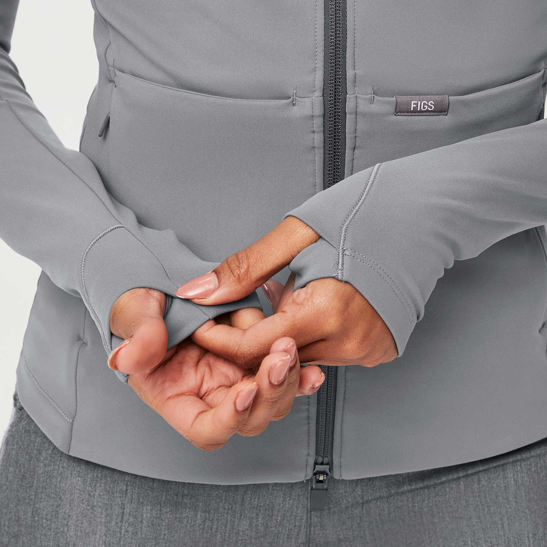 Women's On-Shift ContourKnit Jacket™ - Graphite · FIGS