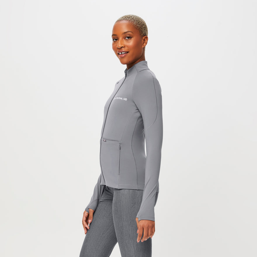 Women's On-Shift ContourKnit Jacket™ - Graphite · FIGS