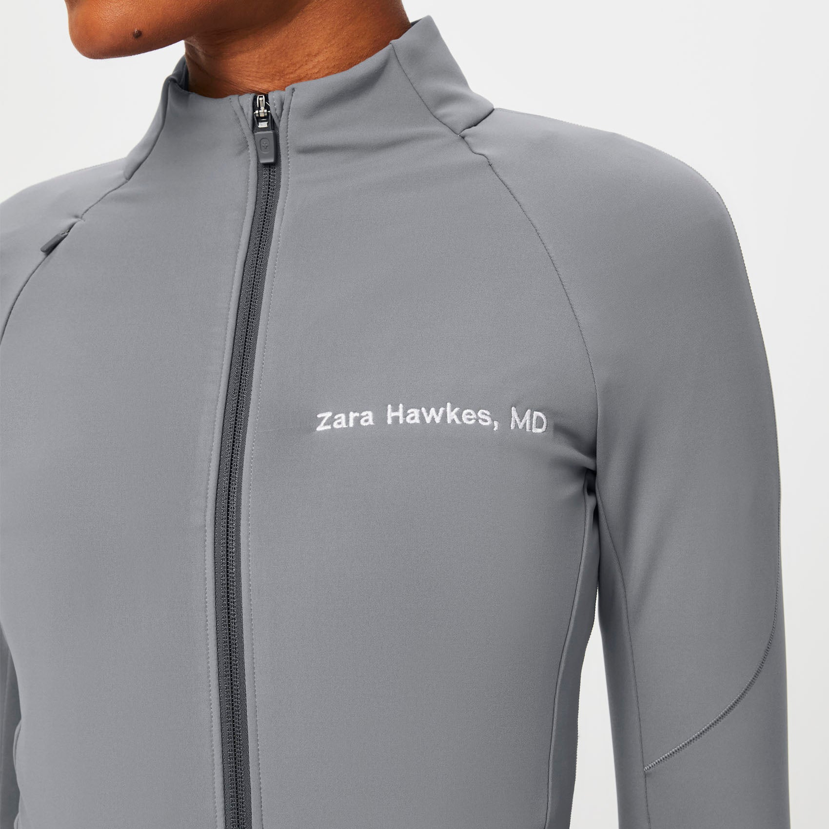 Women's On-Shift ContourKnit Jacket™ - Graphite · FIGS