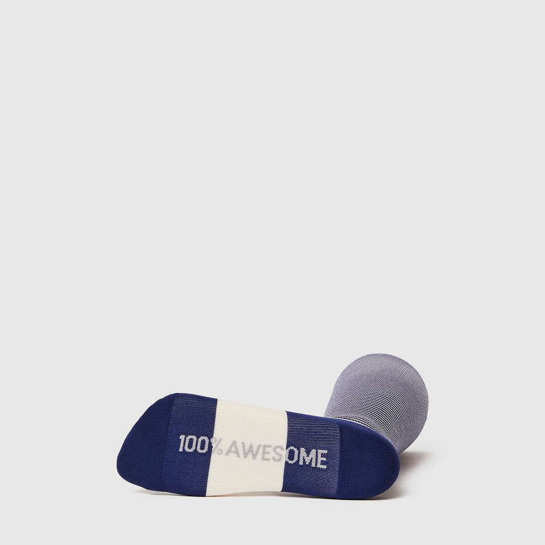 Men's Solid Compressions Socks - Double Stripe/Navy · FIGS