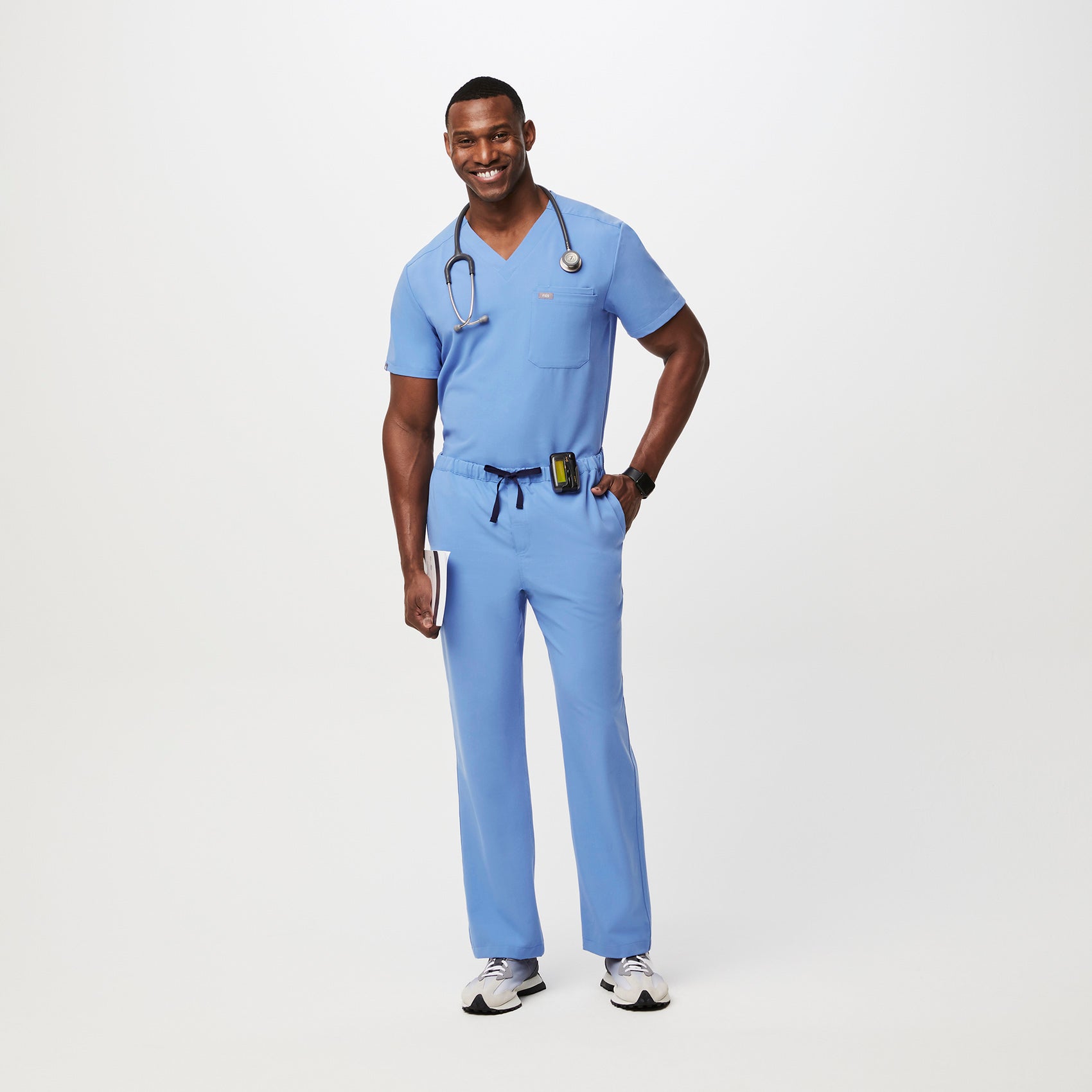 Men's Pisco™ Basic Scrub Pants - Ceil Blue · FIGS
