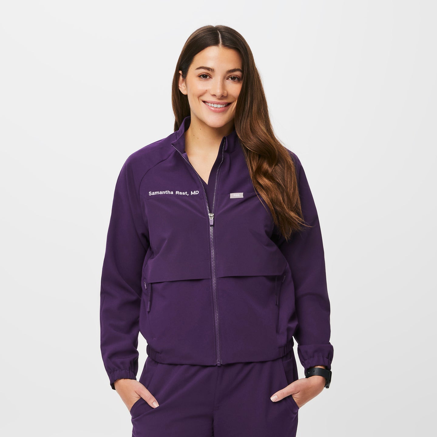 Women’s Sydney Double Utility Scrub Jacket · FIGS