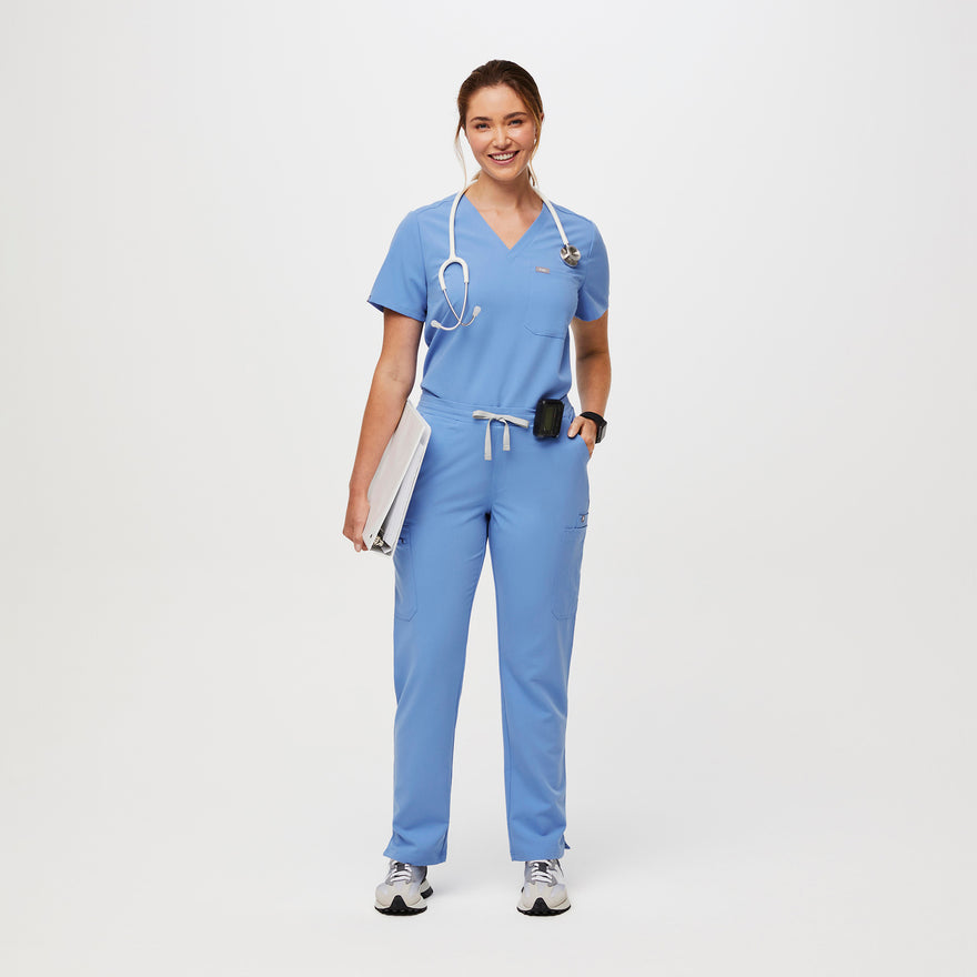 Women's Ceil Blue Scrubs | FIGS