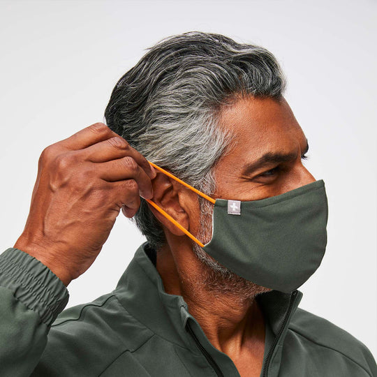 FIONx™ Woven Adjustable Mask - Moss · FIGS
