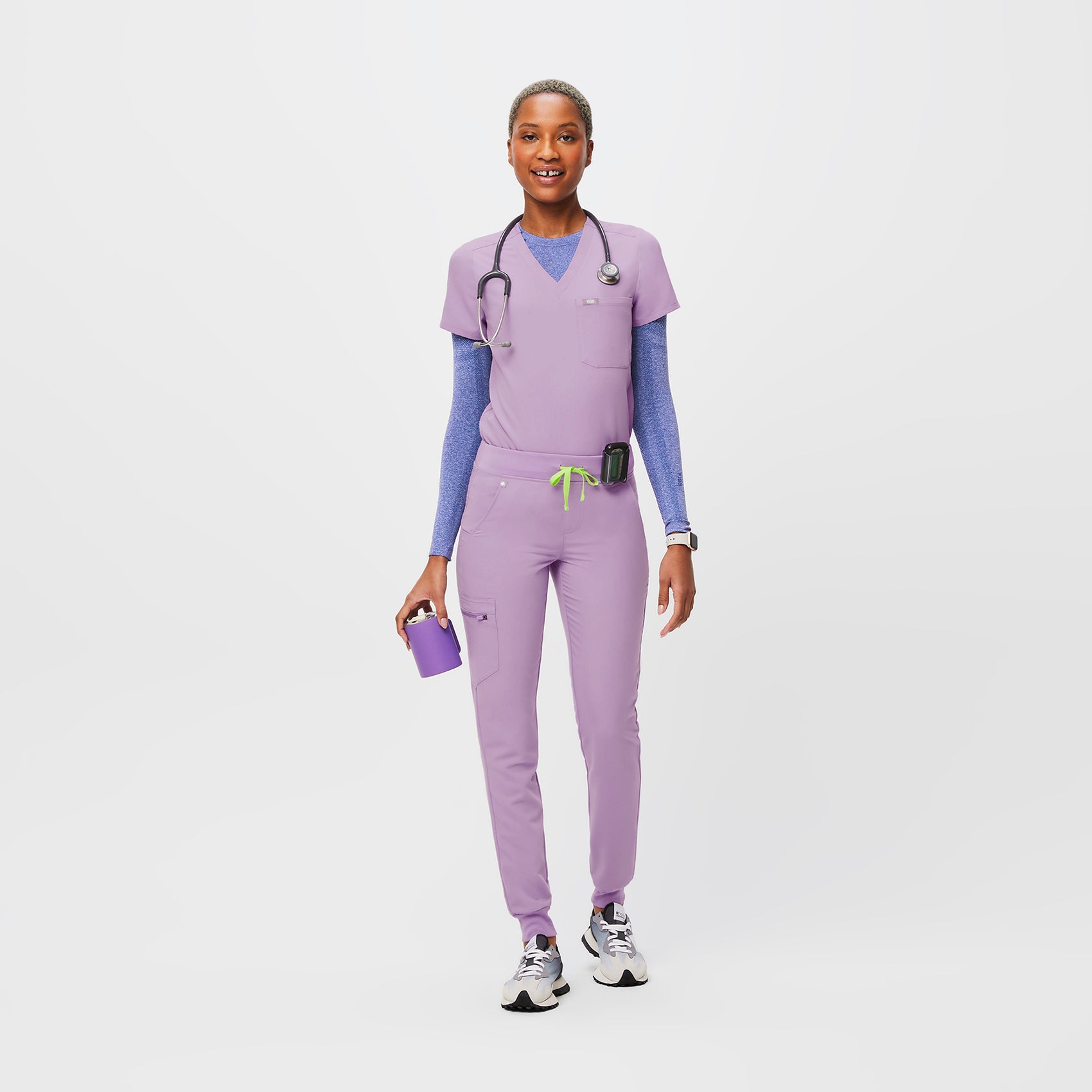 Women's Zamora Jogger Scrub Pants™ - Lavender Dew · FIGS