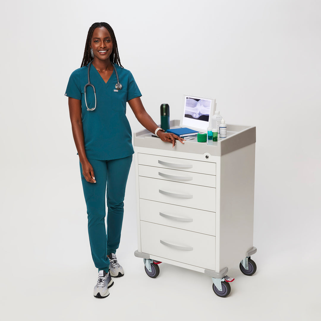 Women's Caribbean Blue Scrubs · FIGS