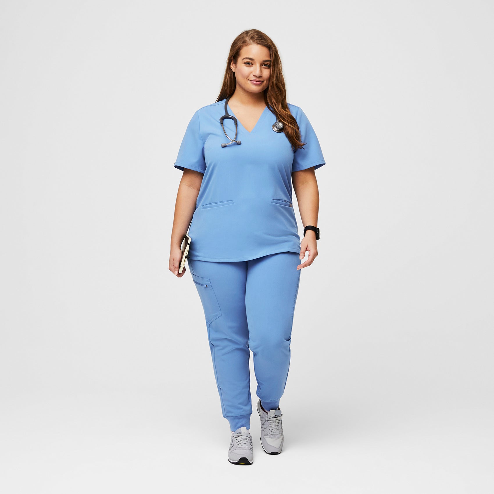 Women's Ceil Blue Scrubs | FIGS