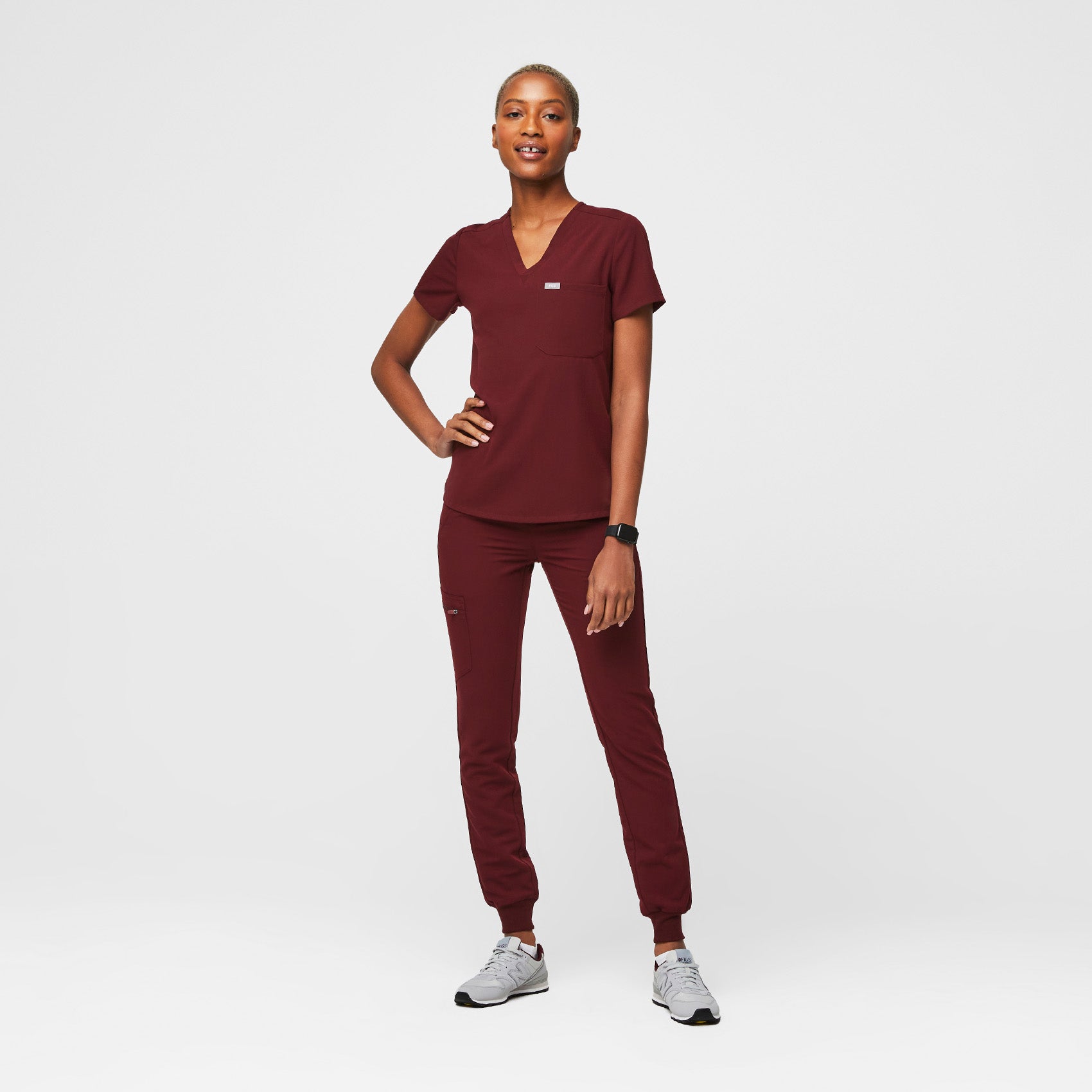 Women's Burgundy Scrubs | FIGS