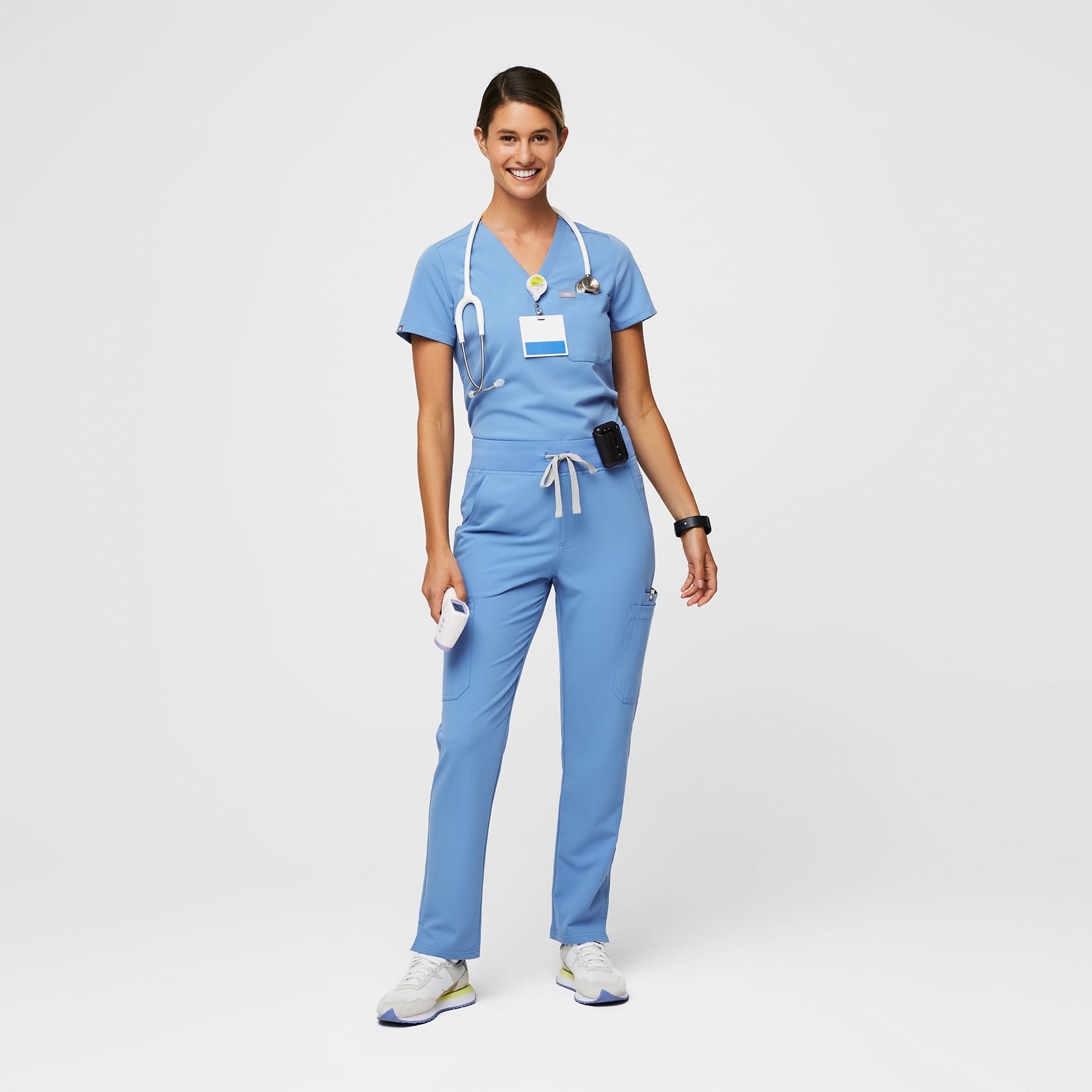 Women's Ceil Blue Scrubs | FIGS