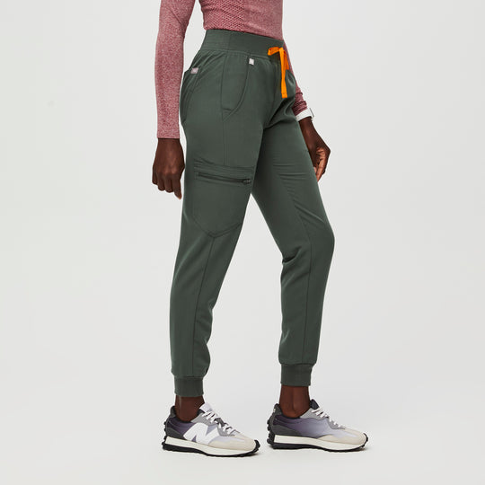 Women’s High Waisted Zamora Jogger Scrub Pants™ - Moss · FIGS