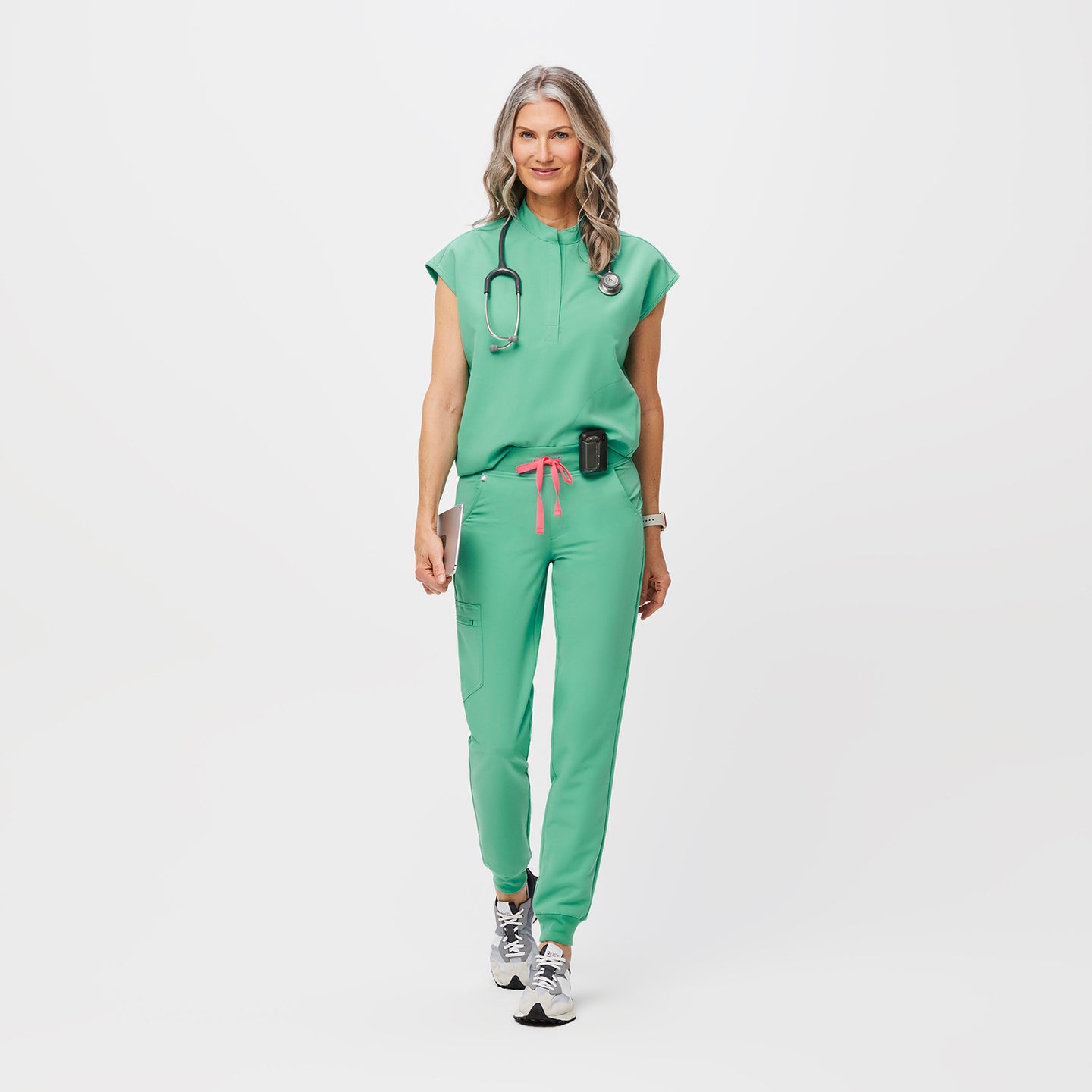 Women's Rafaela Oversized Scrub Top™ - Surgical Green · FIGS