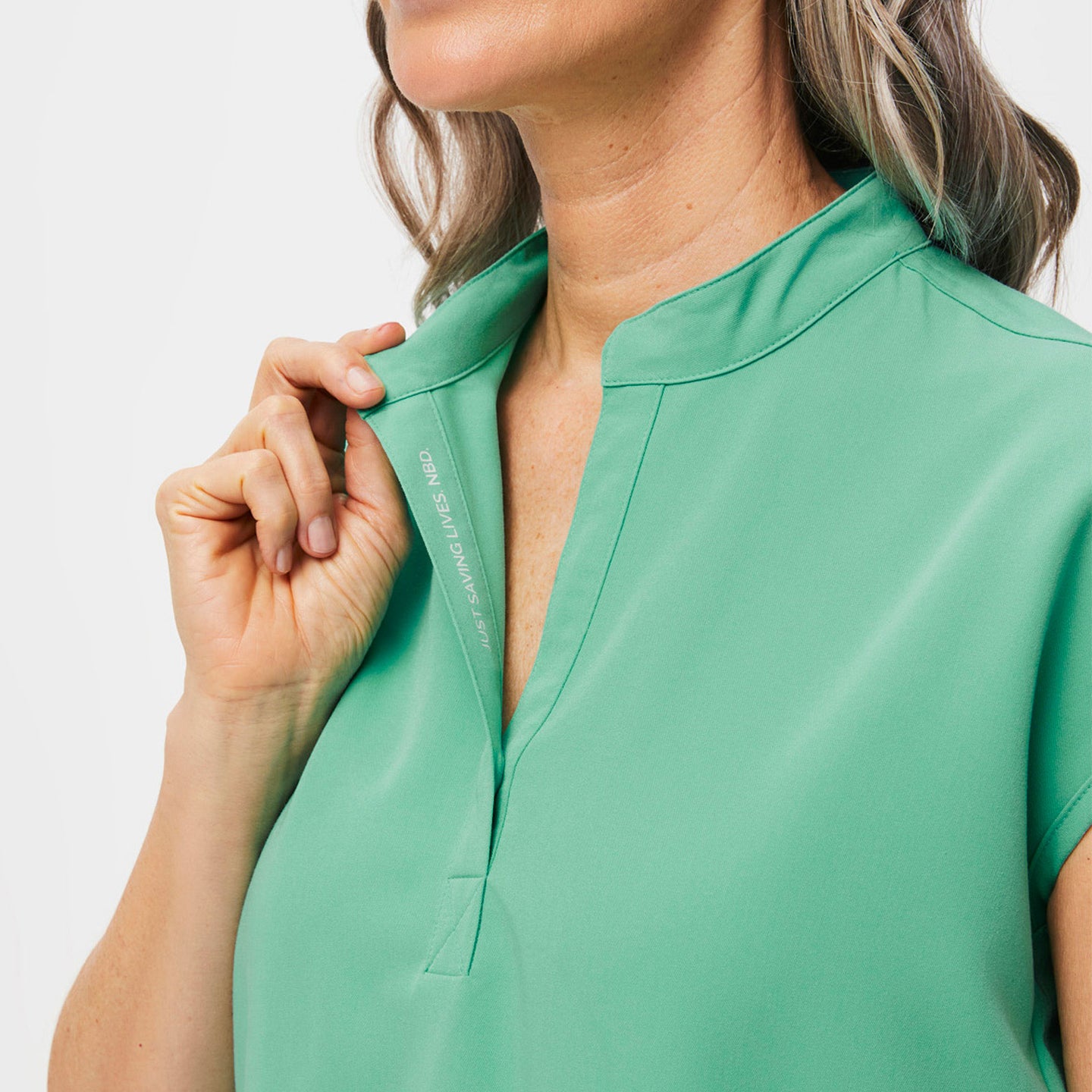 Women's Rafaela Oversized Scrub Top™ - Surgical Green · FIGS