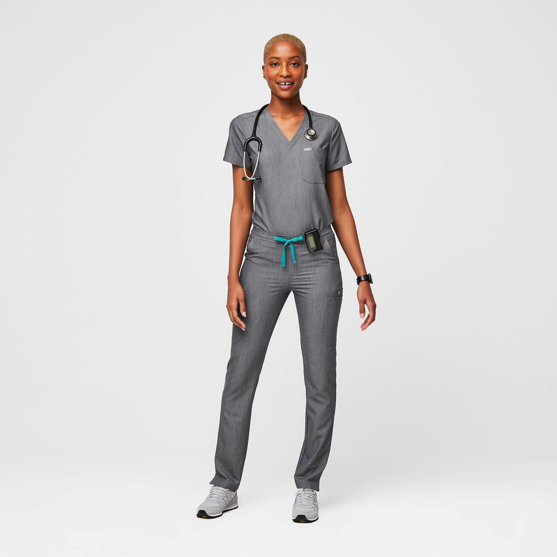Women's Yola™ Skinny Scrub Trousers - Graphite · FIGS