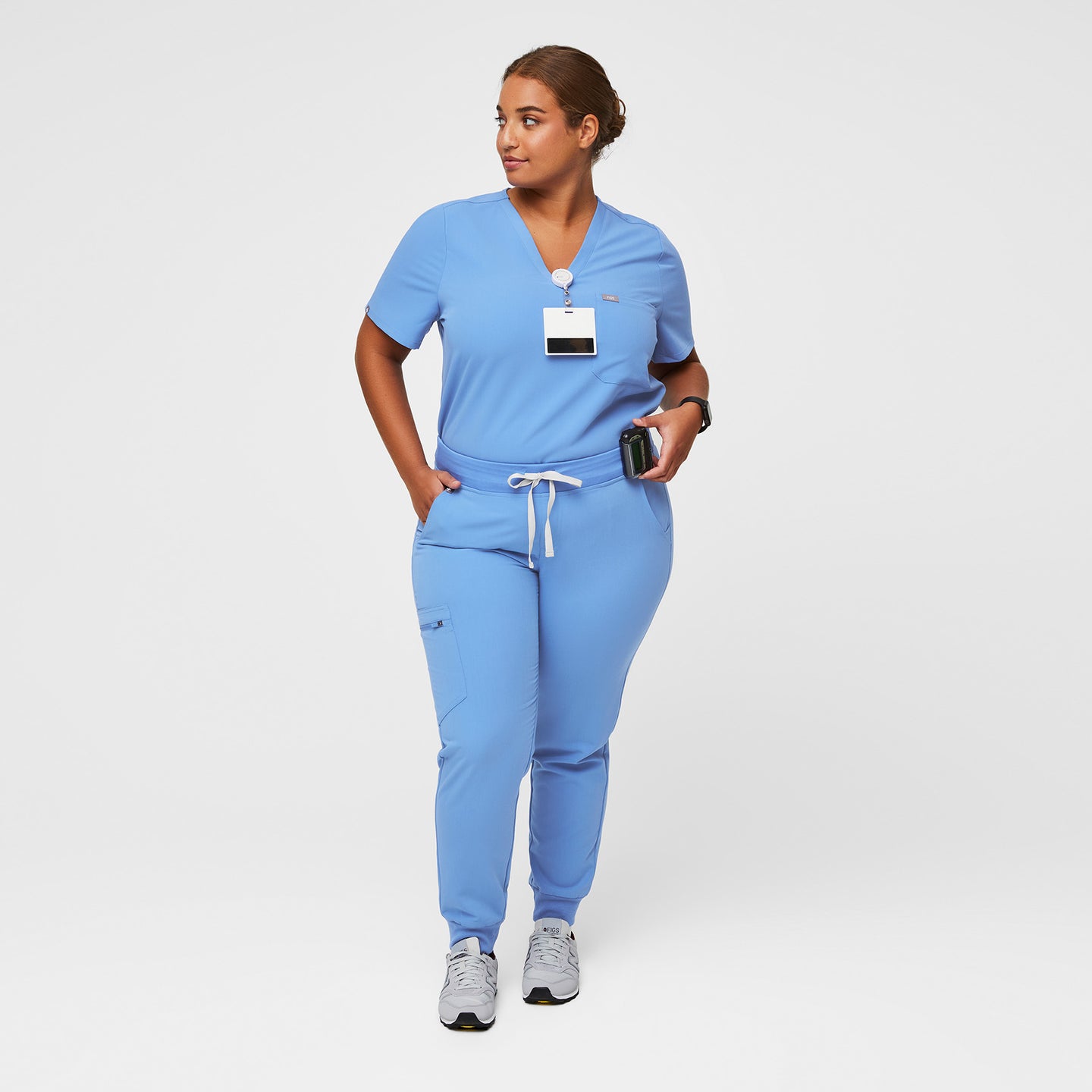 Women's Ceil Blue Scrubs | FIGS